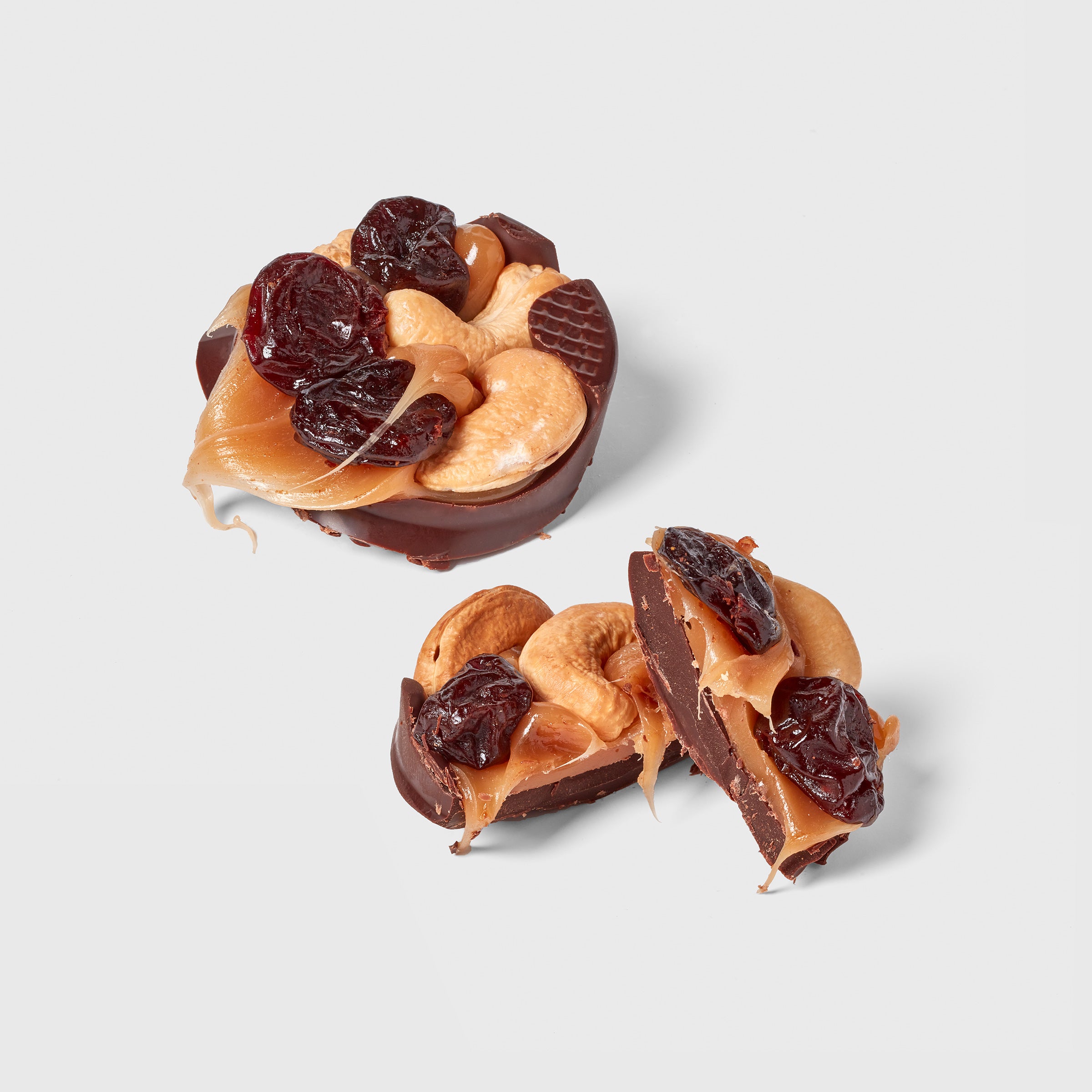 Layered Nutty Caramel Bites – GatteTreats