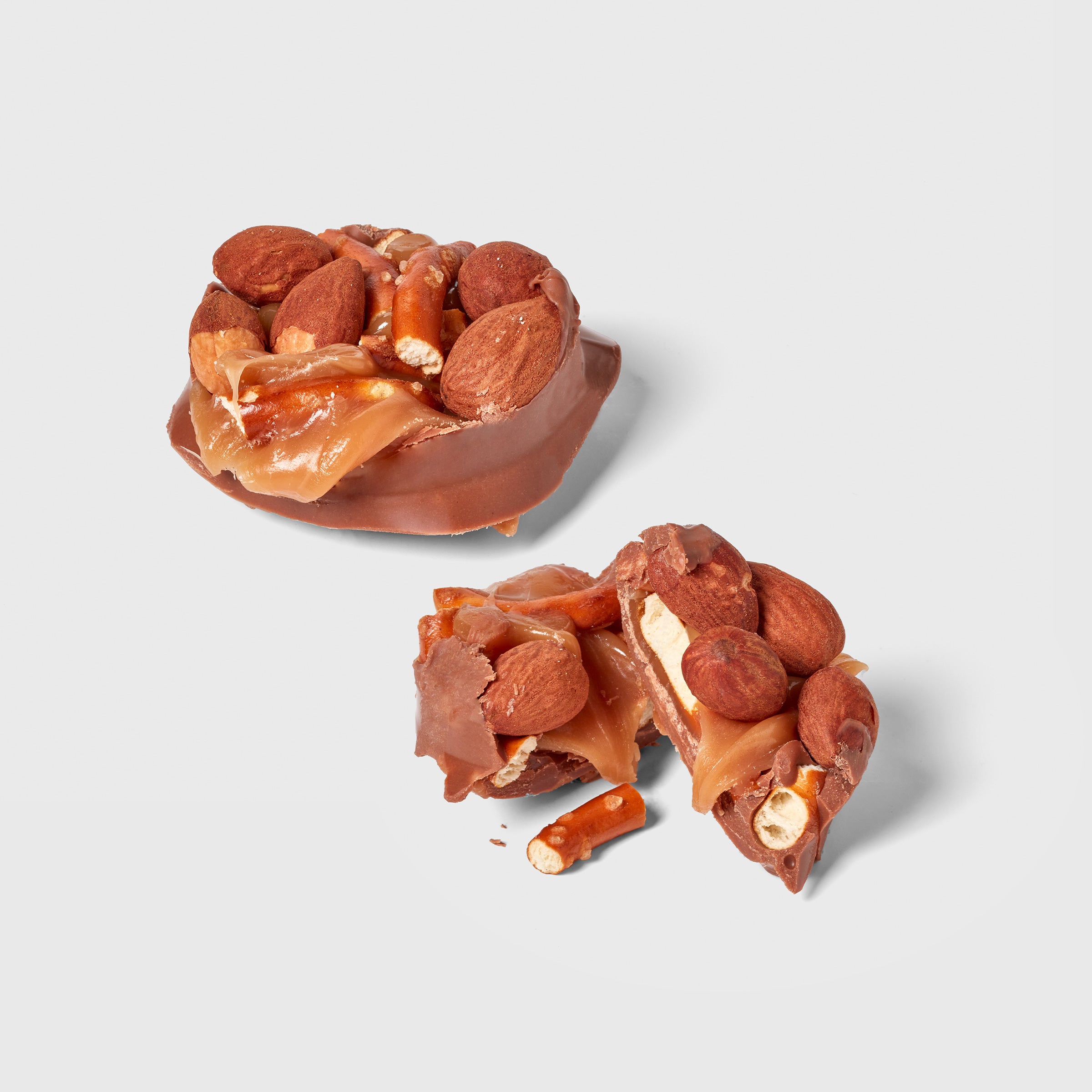 Layered Nutty Caramel Bites – GatteTreats