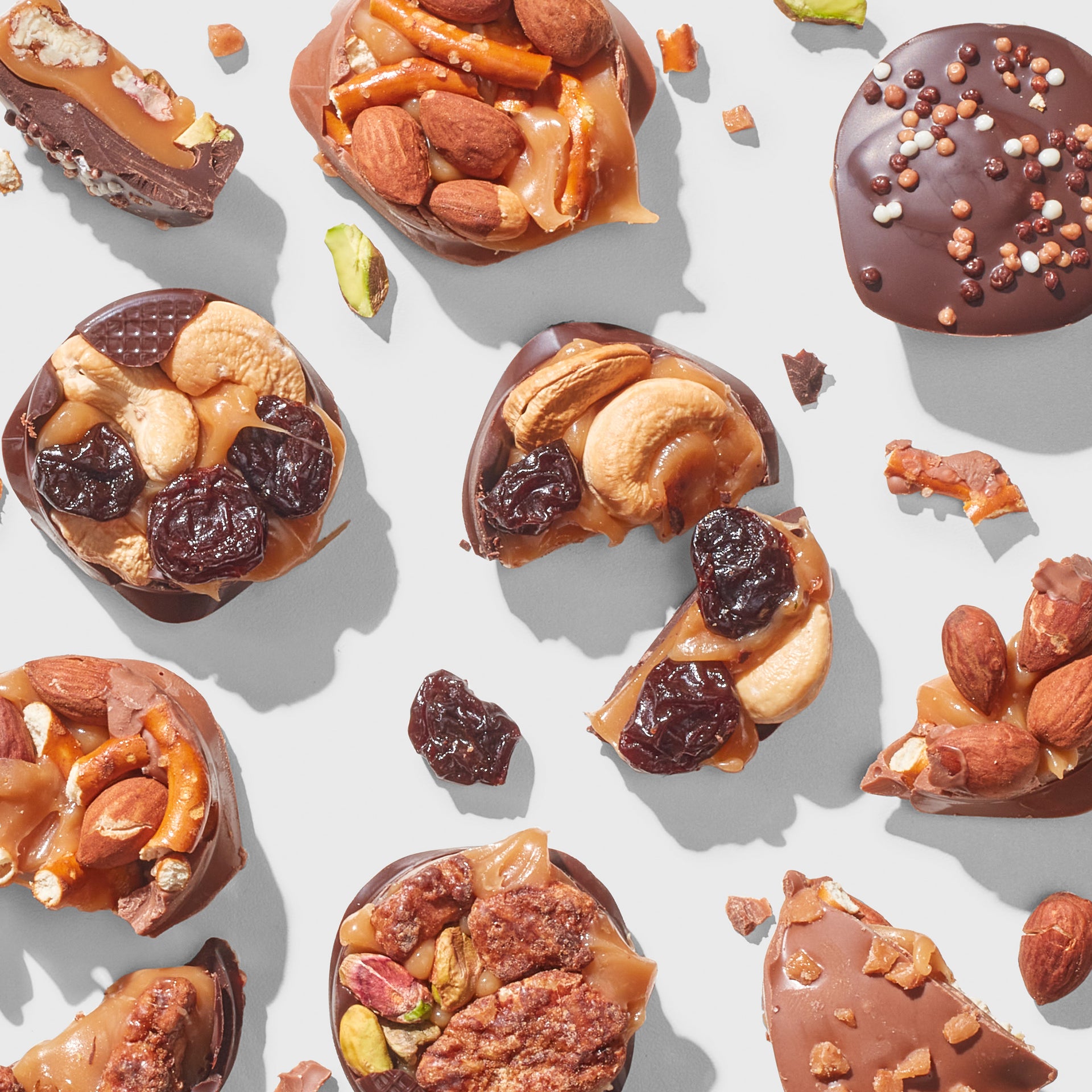 Layered Nutty Caramel Bites – GatteTreats